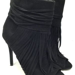 Charlotte Russe | Shoes | Charlotte Russe Womens Boots Sz 9 Peep Toe ...